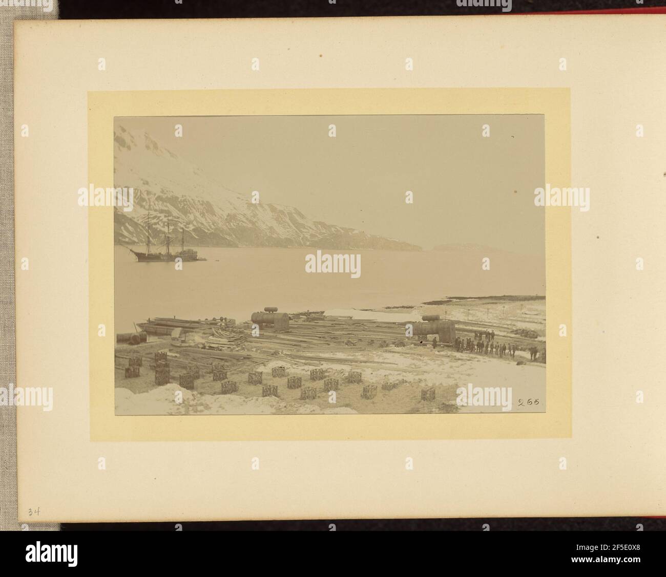 Ship Sintram. Alaska Exploration Co. Unknown maker Stock Photo - Alamy