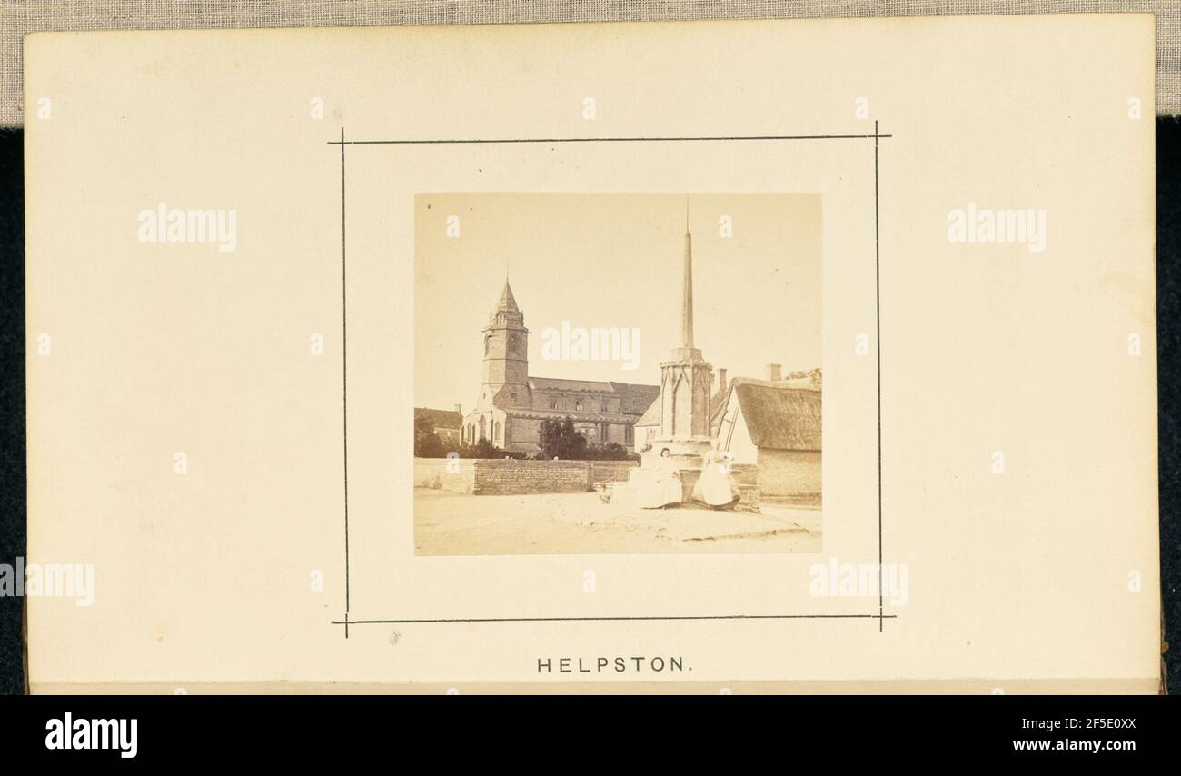 Helpston. William Ball (British, active 1860s - 1870s Stock Photo - Alamy