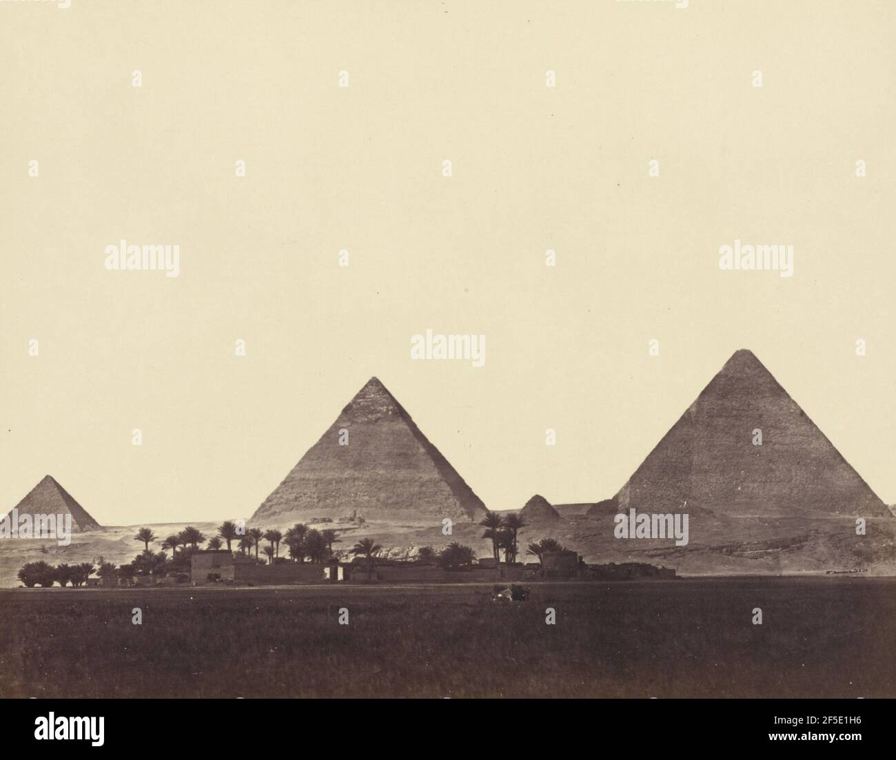 The Pyramids of Geezah. Wilhelm Hammerschmidt (German, born Prussia ...