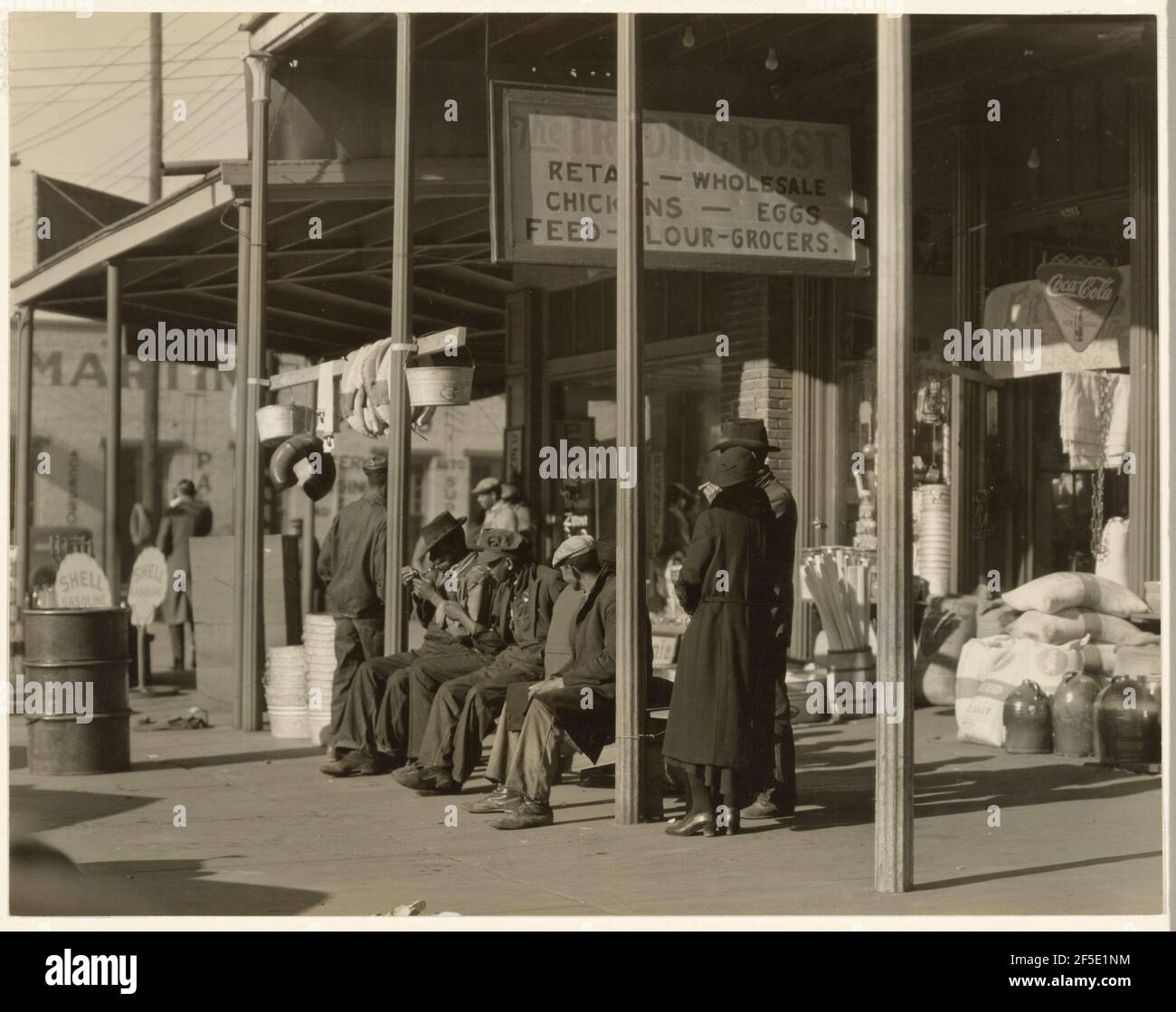 Sidewalk Scene, Selma, Alabama. Walker Evans (American, 1903 - 1975 ...