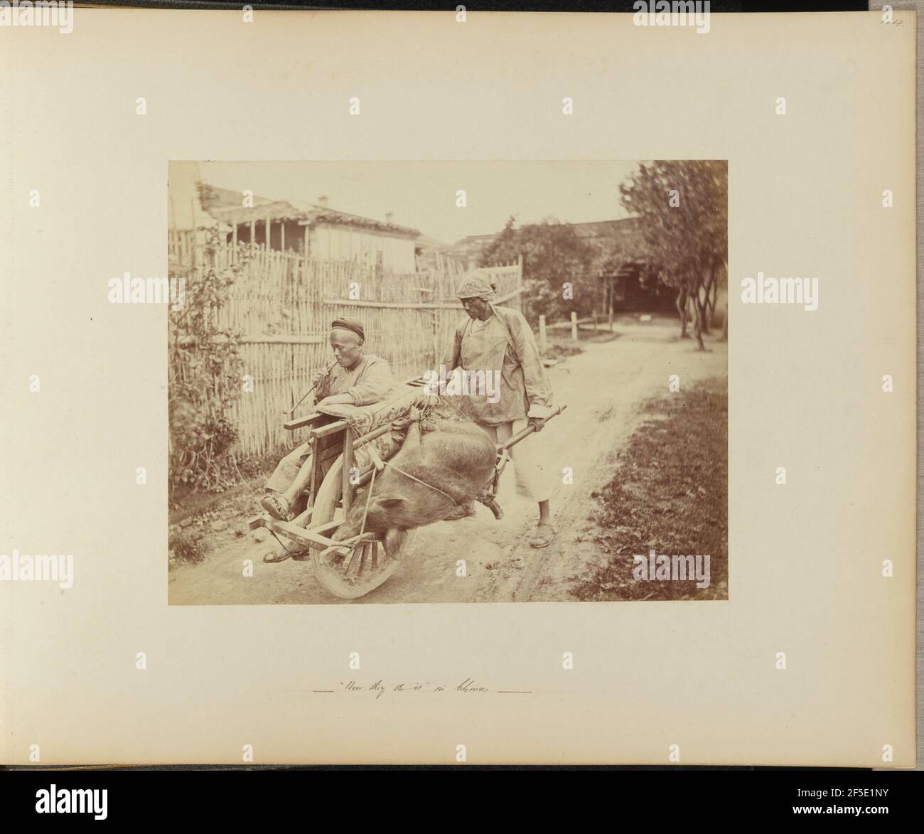 "How They Do It" in China. William Saunders (English, 1832 - 1892 Stock ...