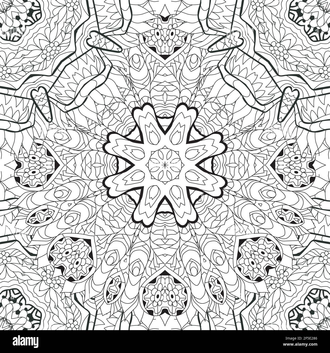 Very Difficult Design Coloring Pages