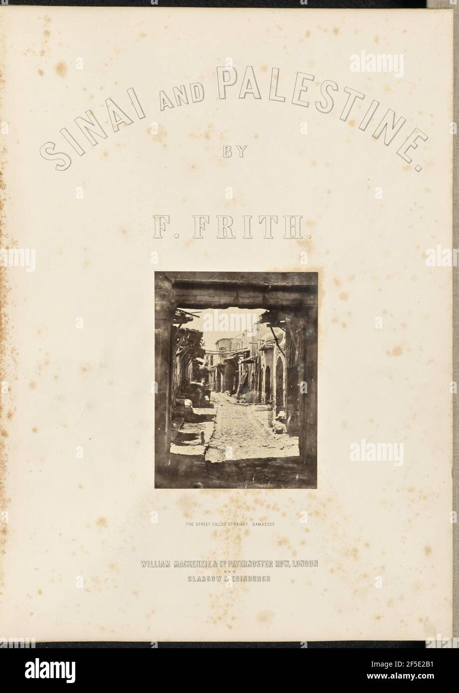 Street called straight damascus hi-res stock photography and images - Alamy