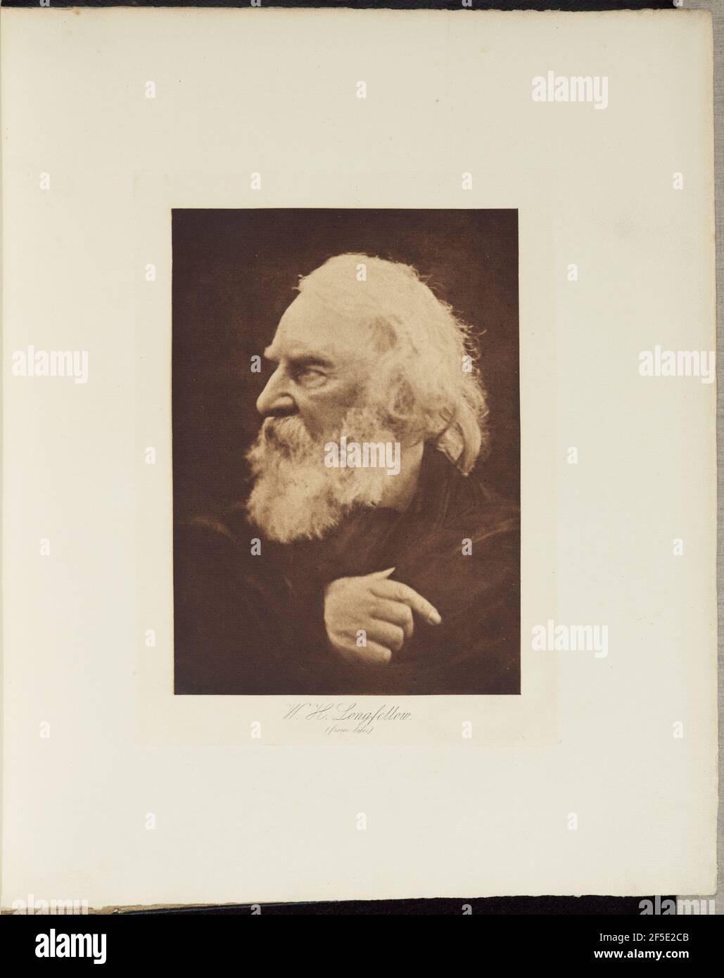H. W. Longfellow. Julia Margaret Cameron (British, born India, 1815 ...