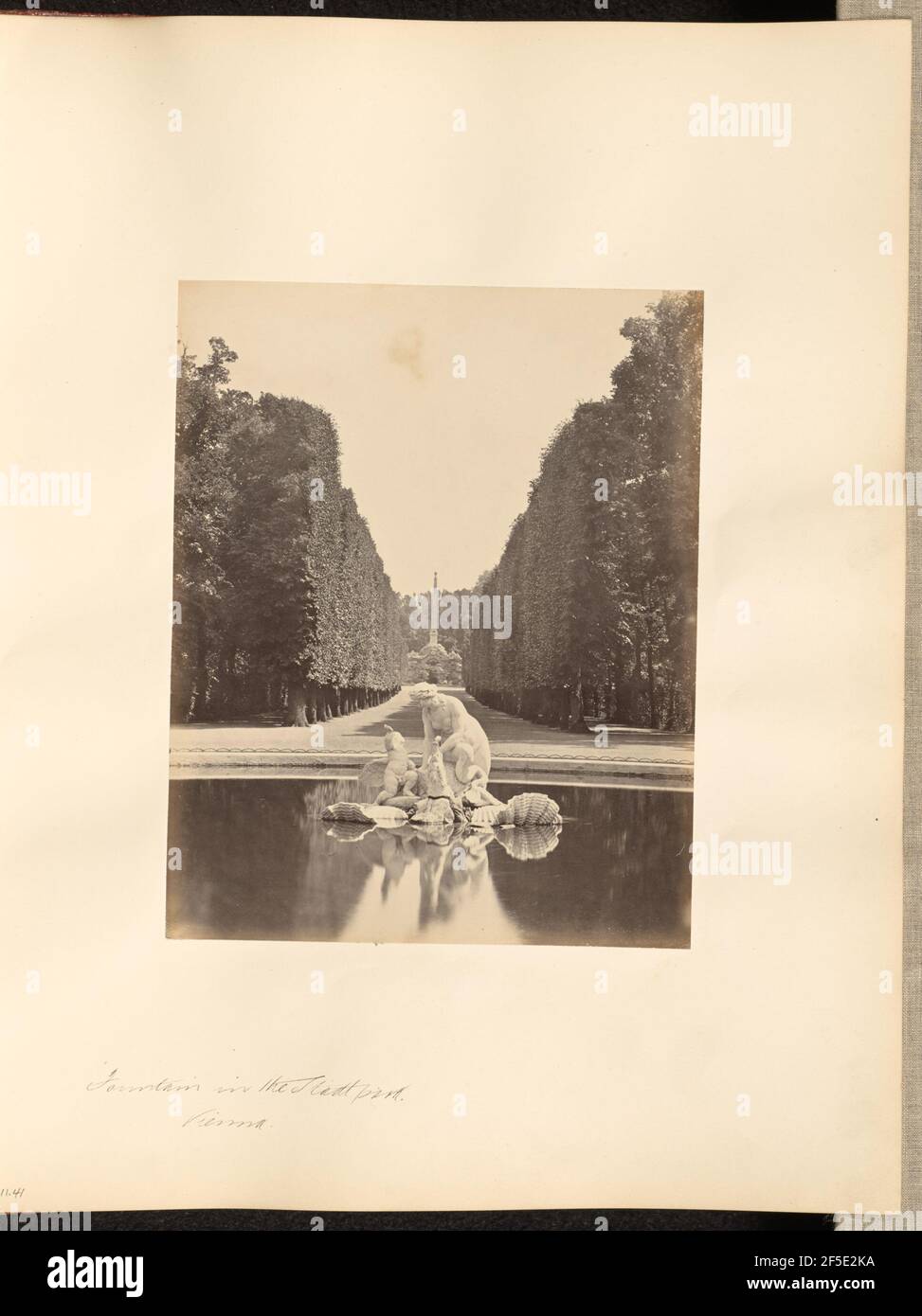 Fountain in the Stadtpark, Vienna. Francis Frith (English, 1822 - 1898 ...