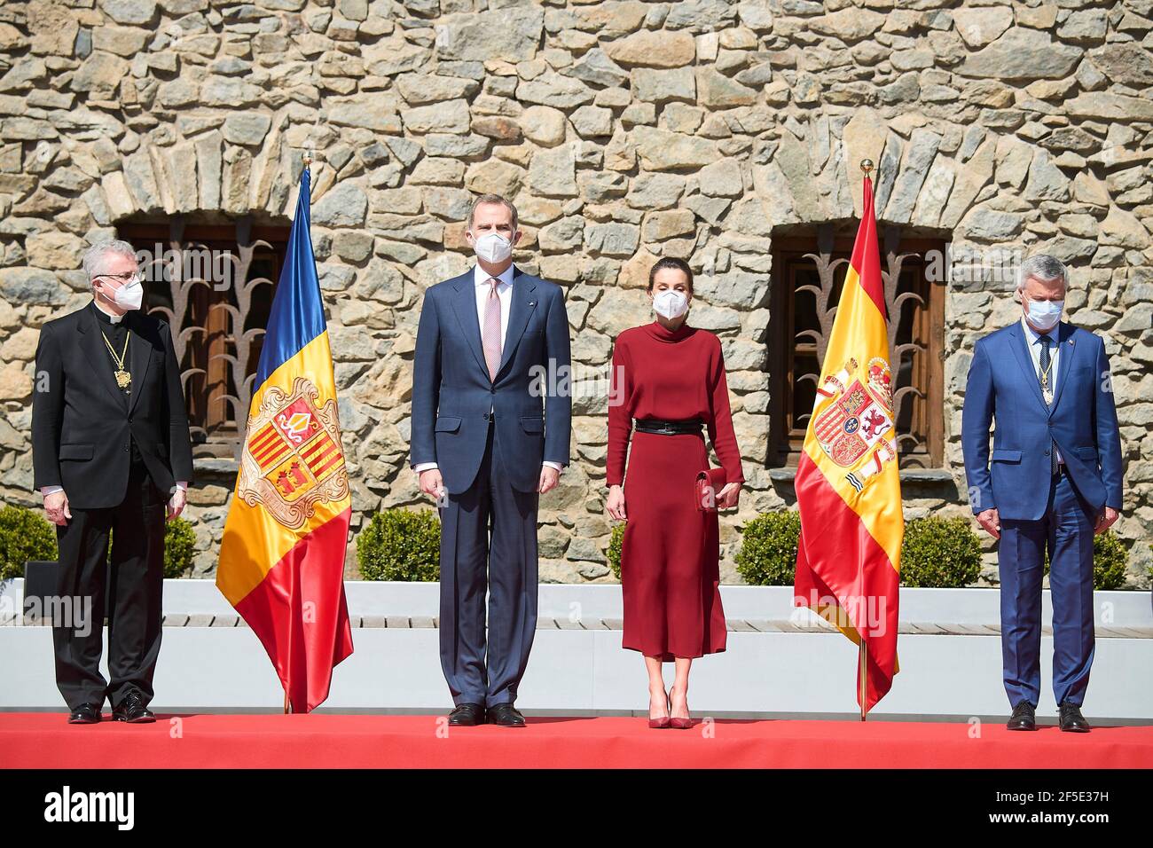 Queen Letizia and King Felipe visited Andorra la Vella, Andorra on ...