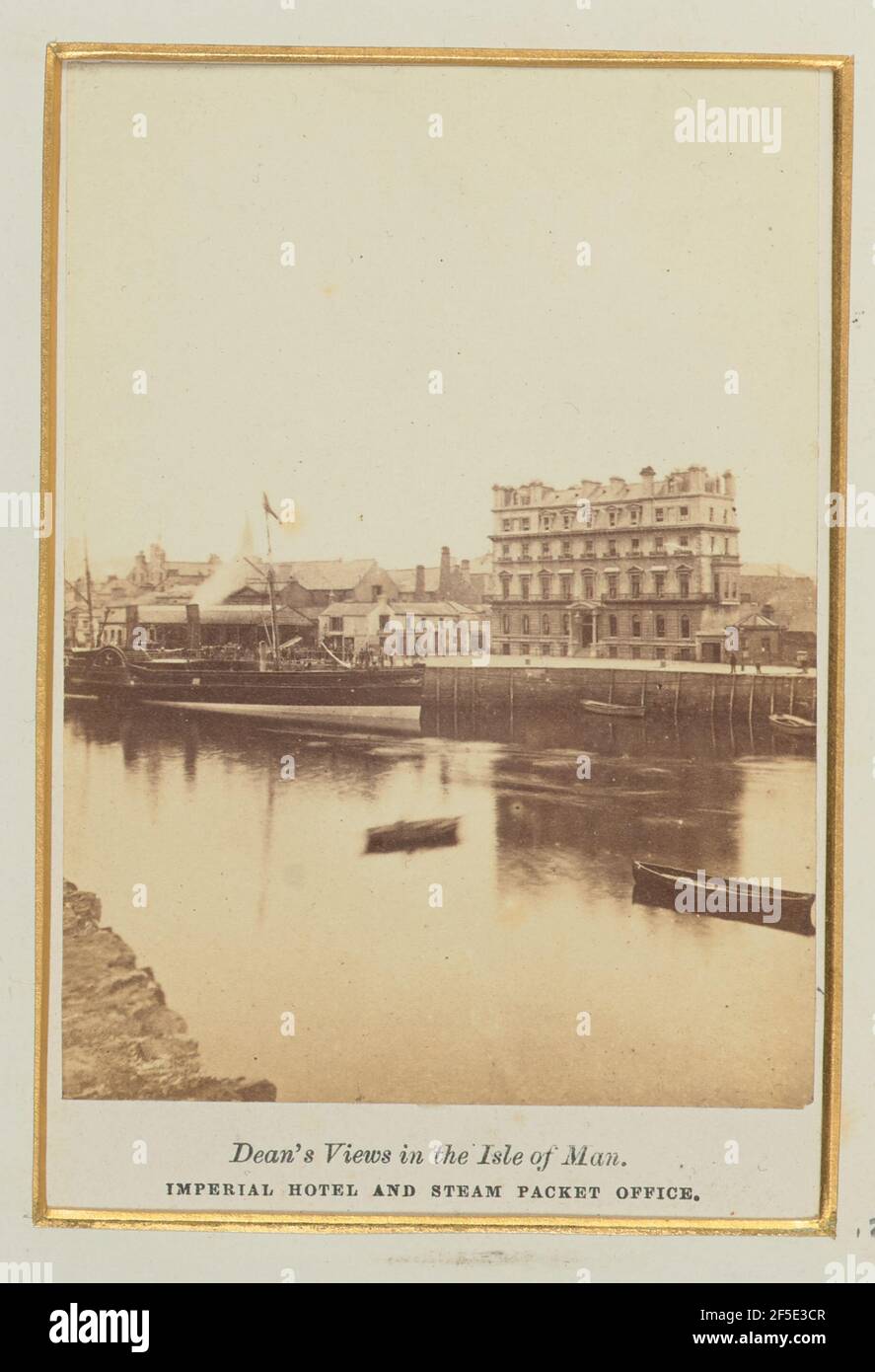 Imperial Hotel and Steam Packet Office. George A. Dean (British, 1820 ...