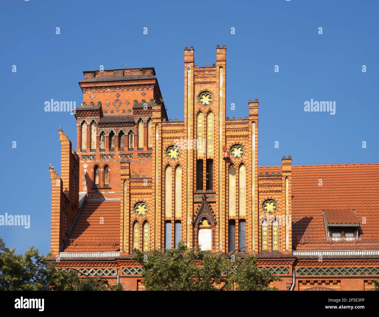 Central post office at Market square in Torun. Poland Stock Photo - Alamy