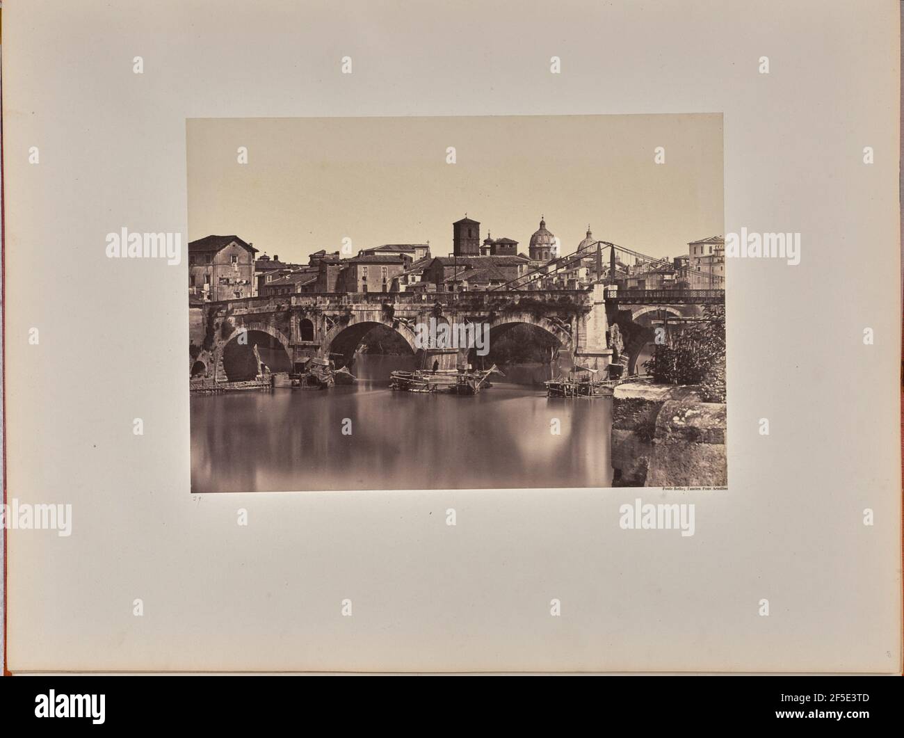 Ponte Rotto; l'ancien Pons Aemilius. James Anderson (British, 1813 ...