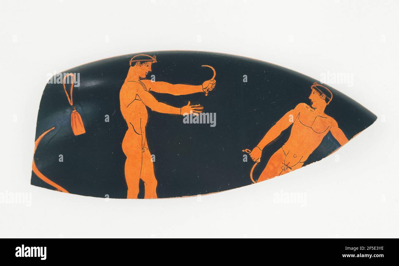 Attic Red-Figure Cup Fragment. Follower of Makron (Greek (Attic ...