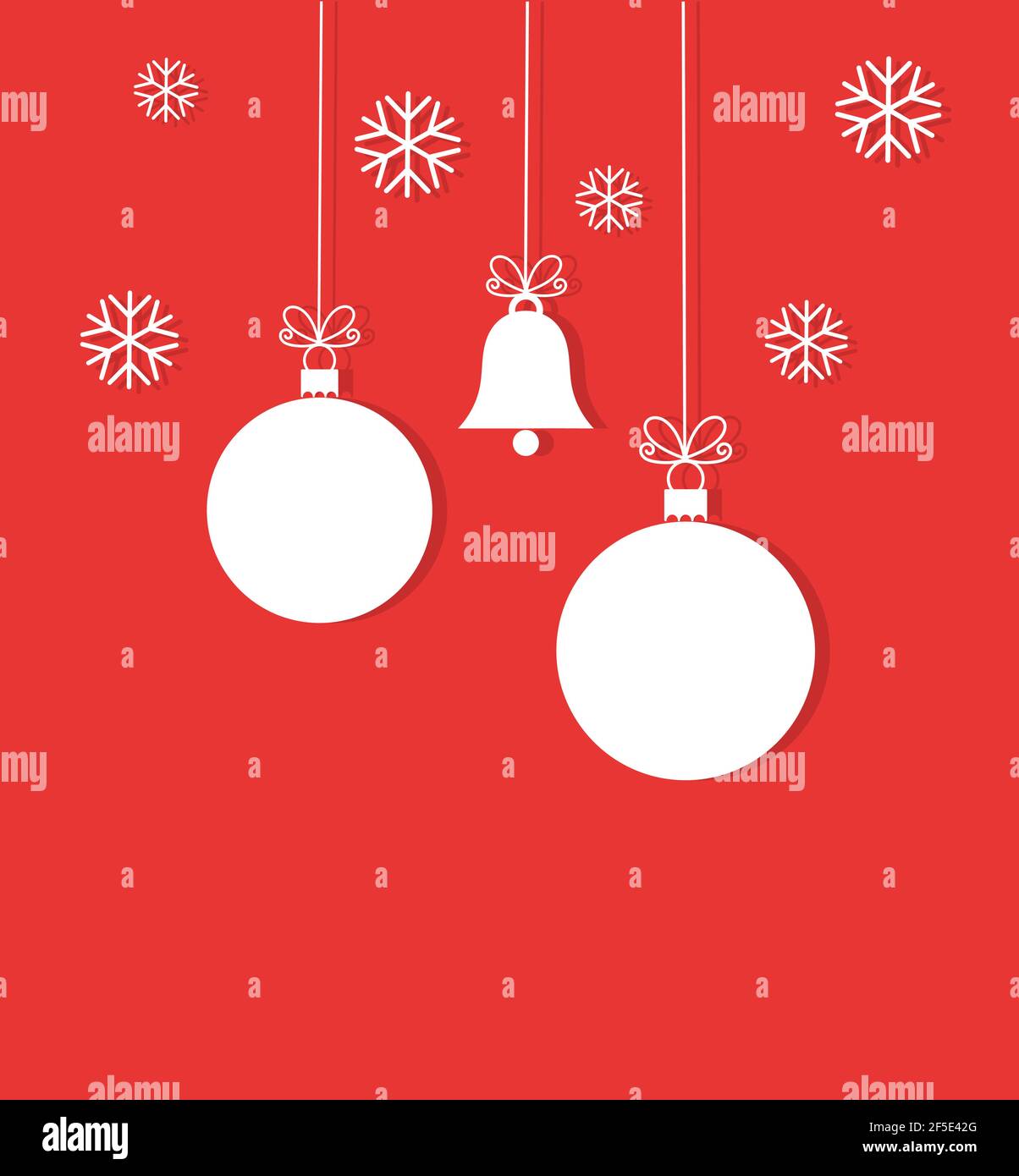 Christmas red background. Vector illustration Stock Vector Image & Art ...