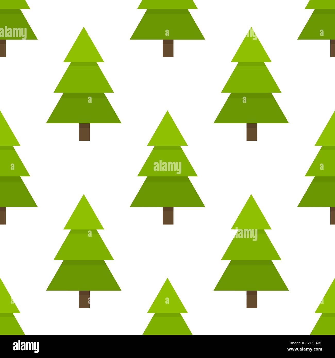 Christmas trees seamless pattern. Vector illustration Stock Vector ...