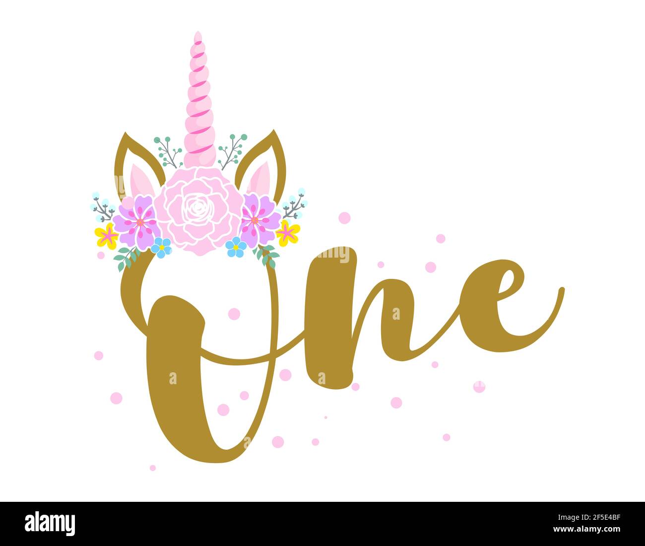 Cartoon birthday cake 1 year hi-res stock photography and images - Alamy