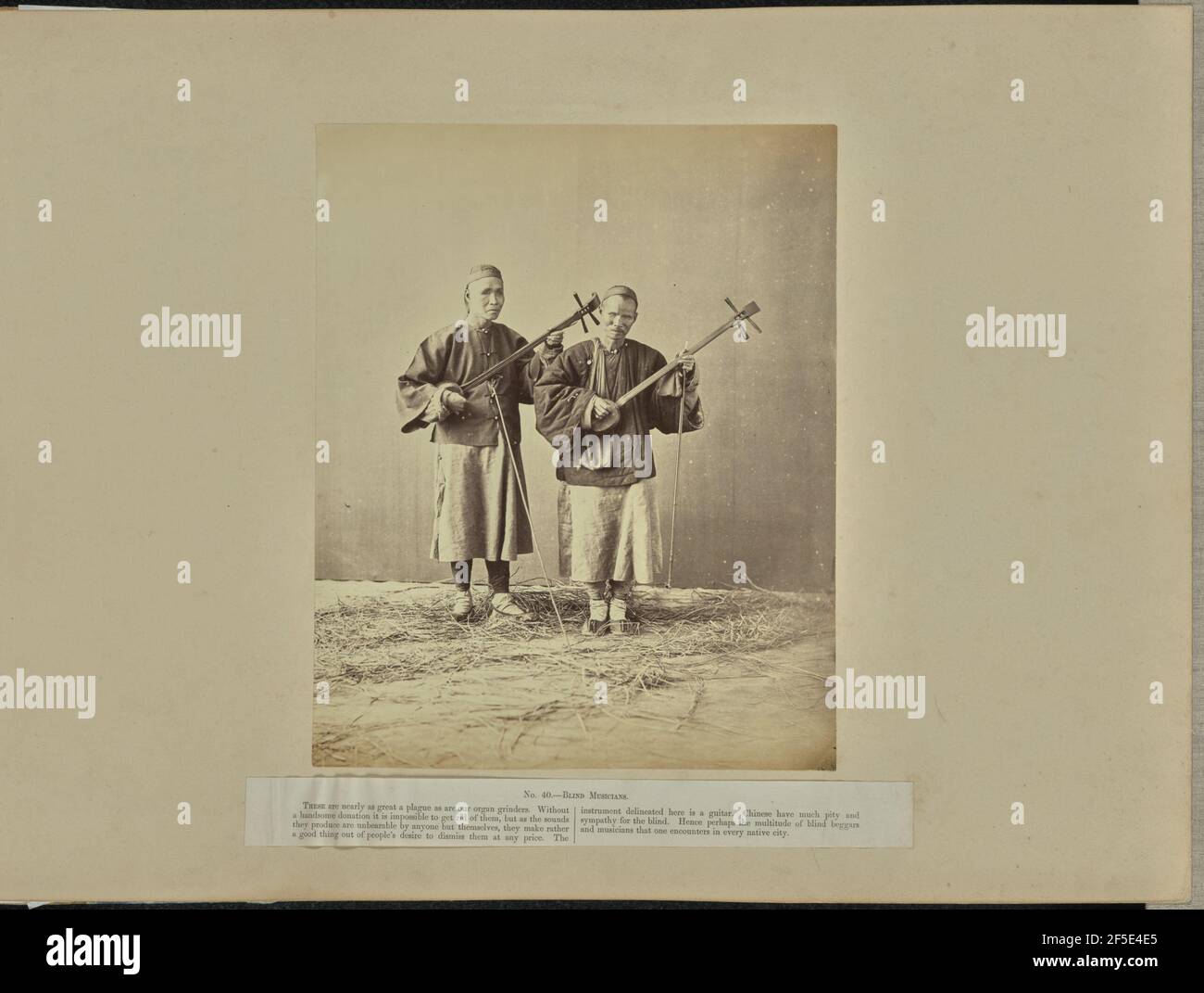 No. 40 - Blind Musicians.. William Saunders (English, 1832 - 1892 Stock ...