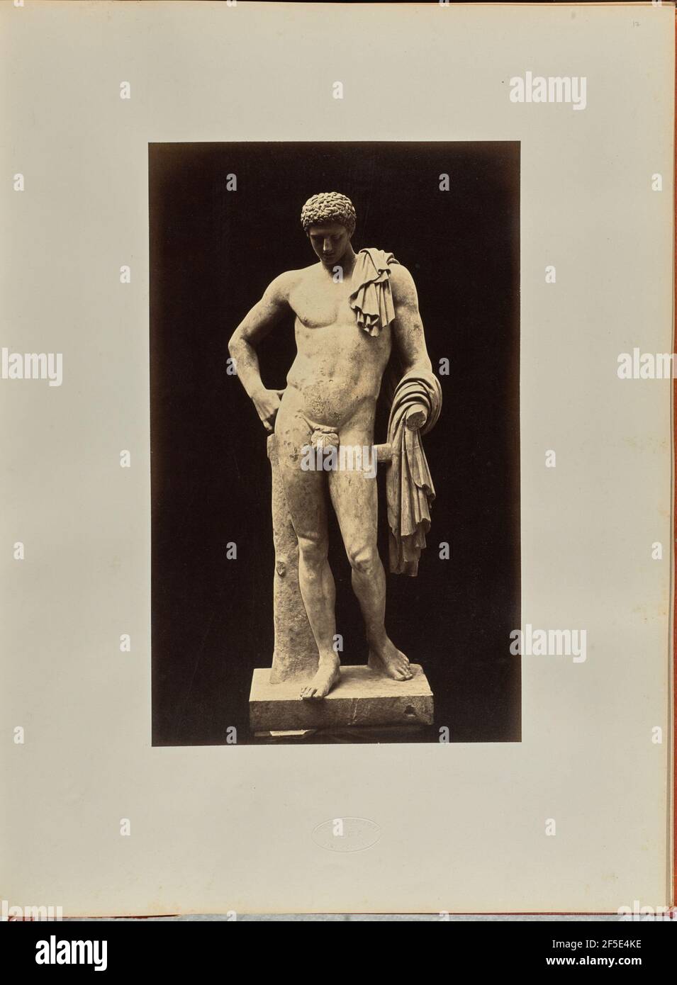 Statue of Hermes. Tommaso Cuccioni (Italian, 1790 - 1864 Stock Photo ...