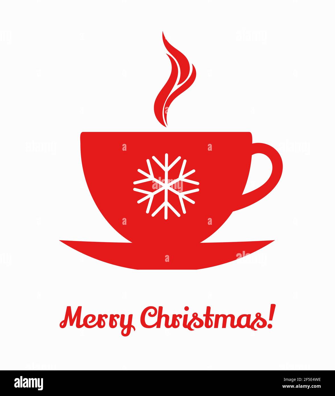 Christmas winter coffee cup. Vector illustration Stock Vector Image ...