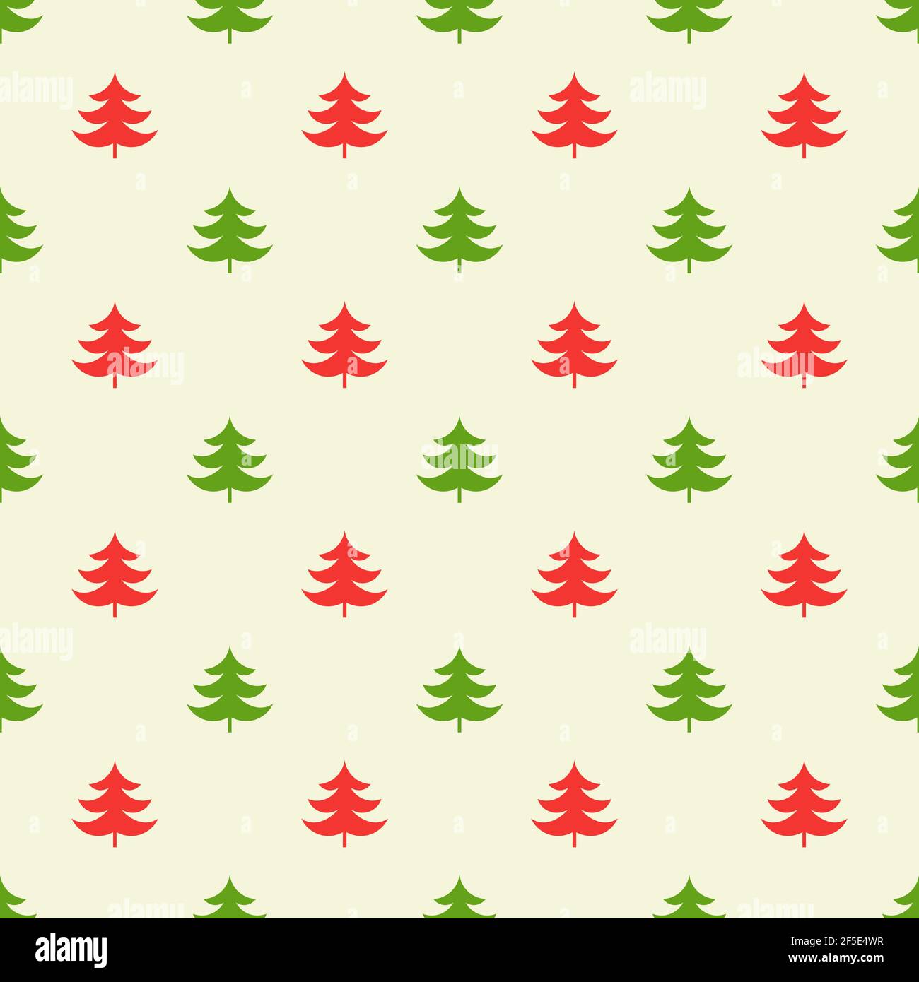 Christmas trees seamless pattern. Vector illustration Stock Vector ...