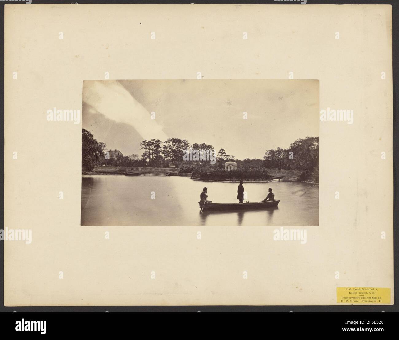 Fish Pond, Seabrook's, Edisto Island, South Carolina. Henry P. Moore ...