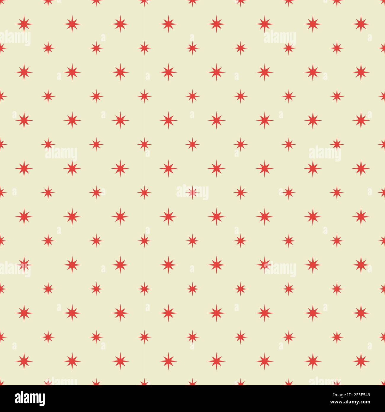 Christmas red stars seamless pattern. Vector illustration Stock Vector ...