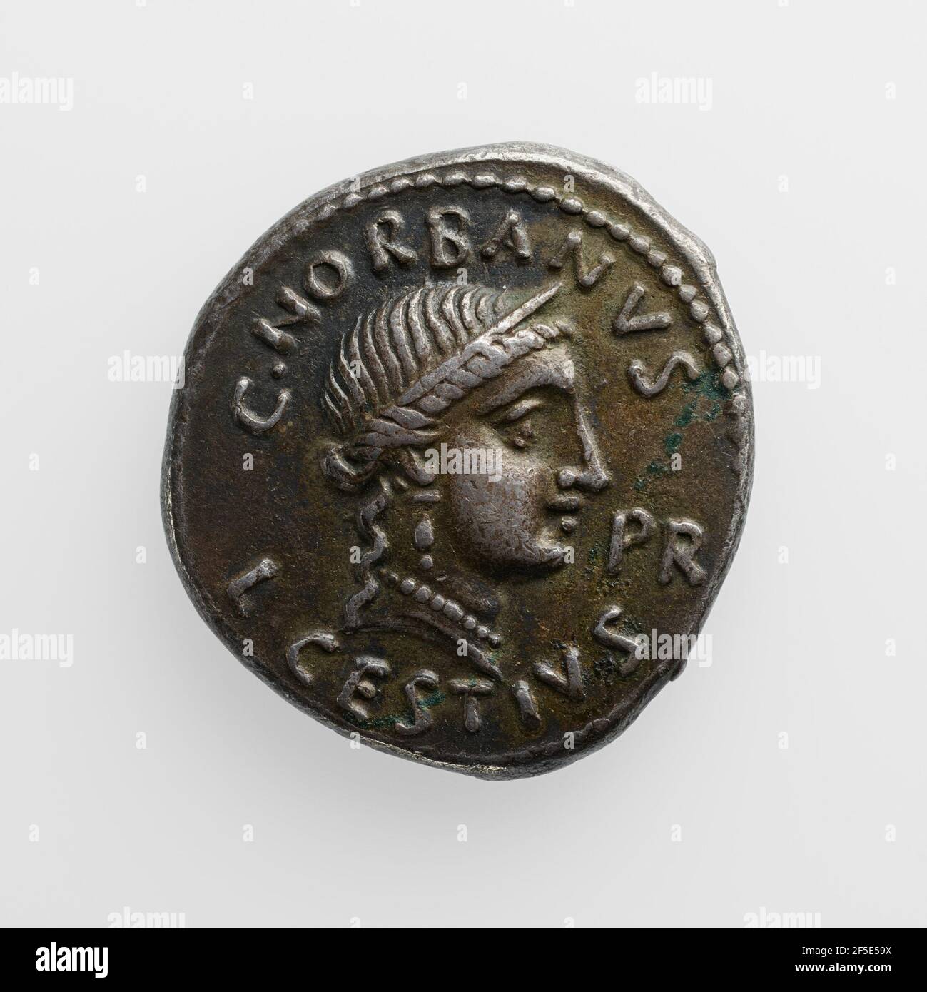 One Denarius. Forged by Carl Wilhelm Becker (German, 1772 - 1830 Stock ...