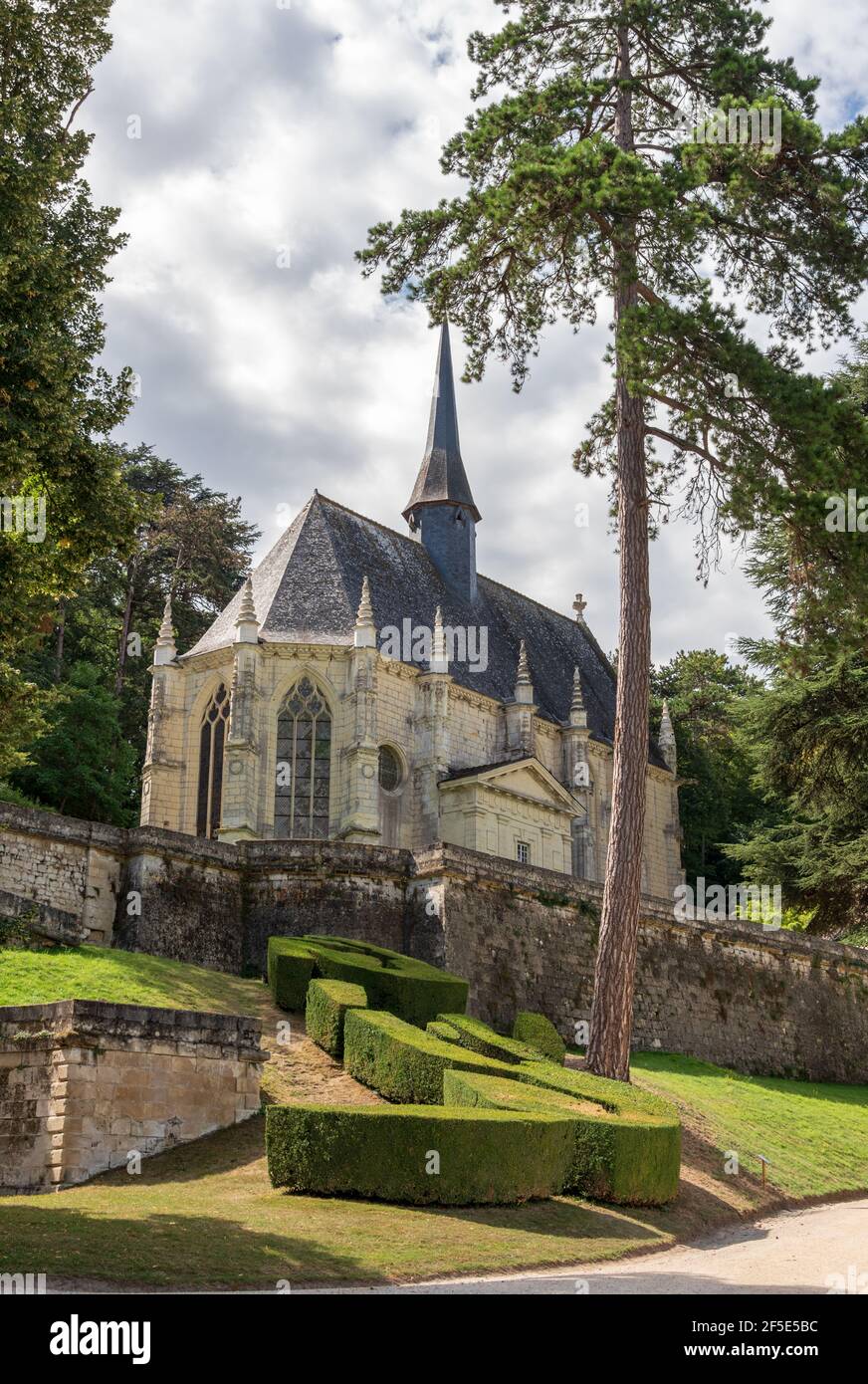 The church of Our Lady at Rigny Usse Stock Photo - Alamy