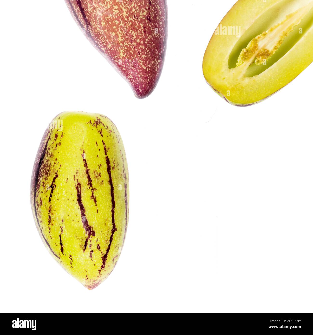 Solanum muricatum tropical exotic fruit from South America Stock Photo - Alamy