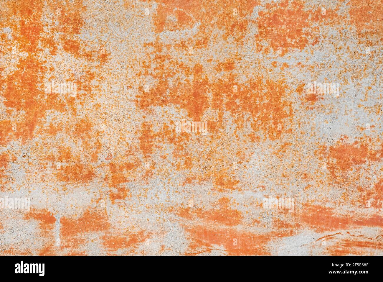 Old metal texture with abstract rusty pattern, corrosive orange ...