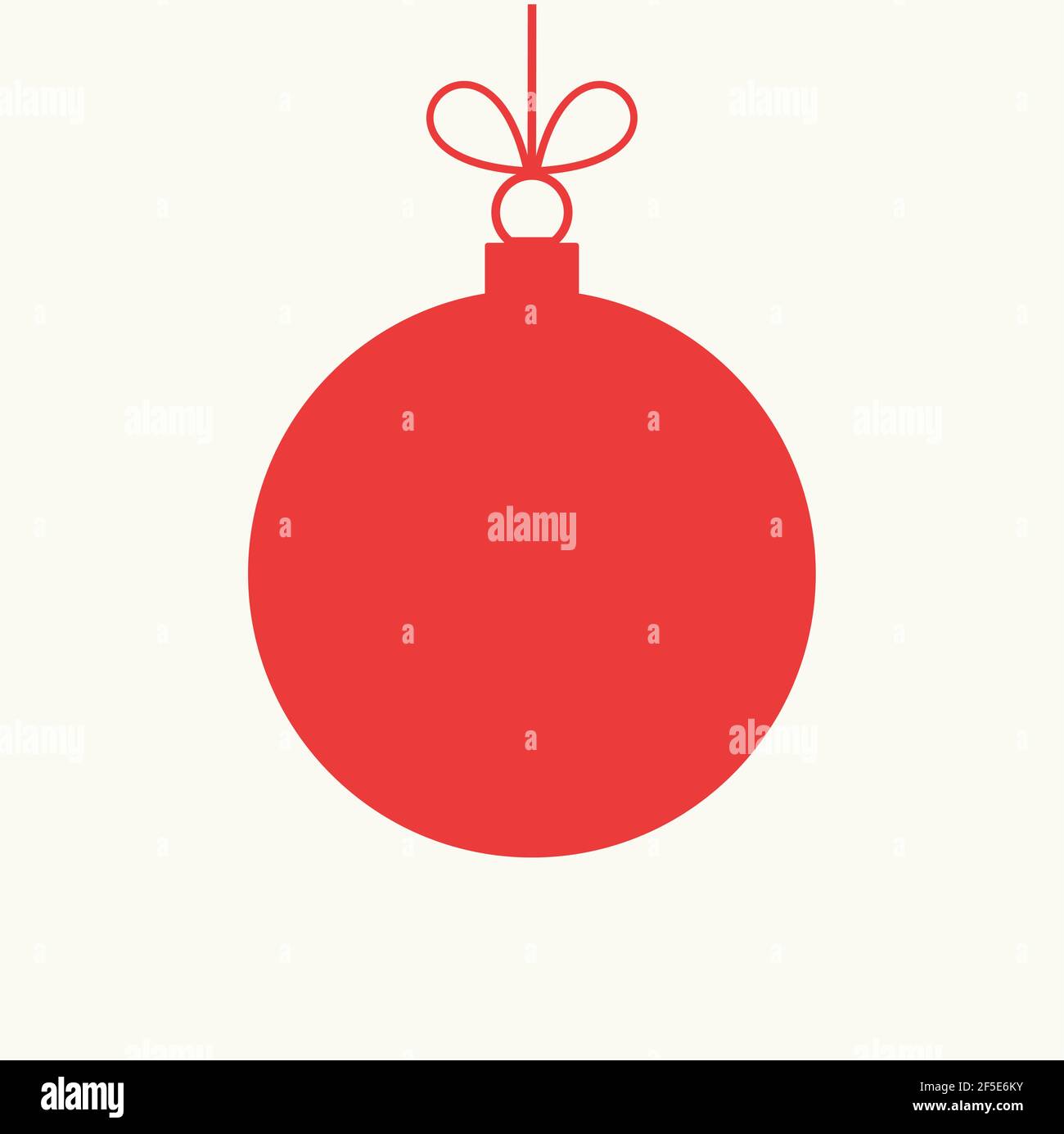 Christmas red ornament. Vector illustration Stock Vector Image & Art ...