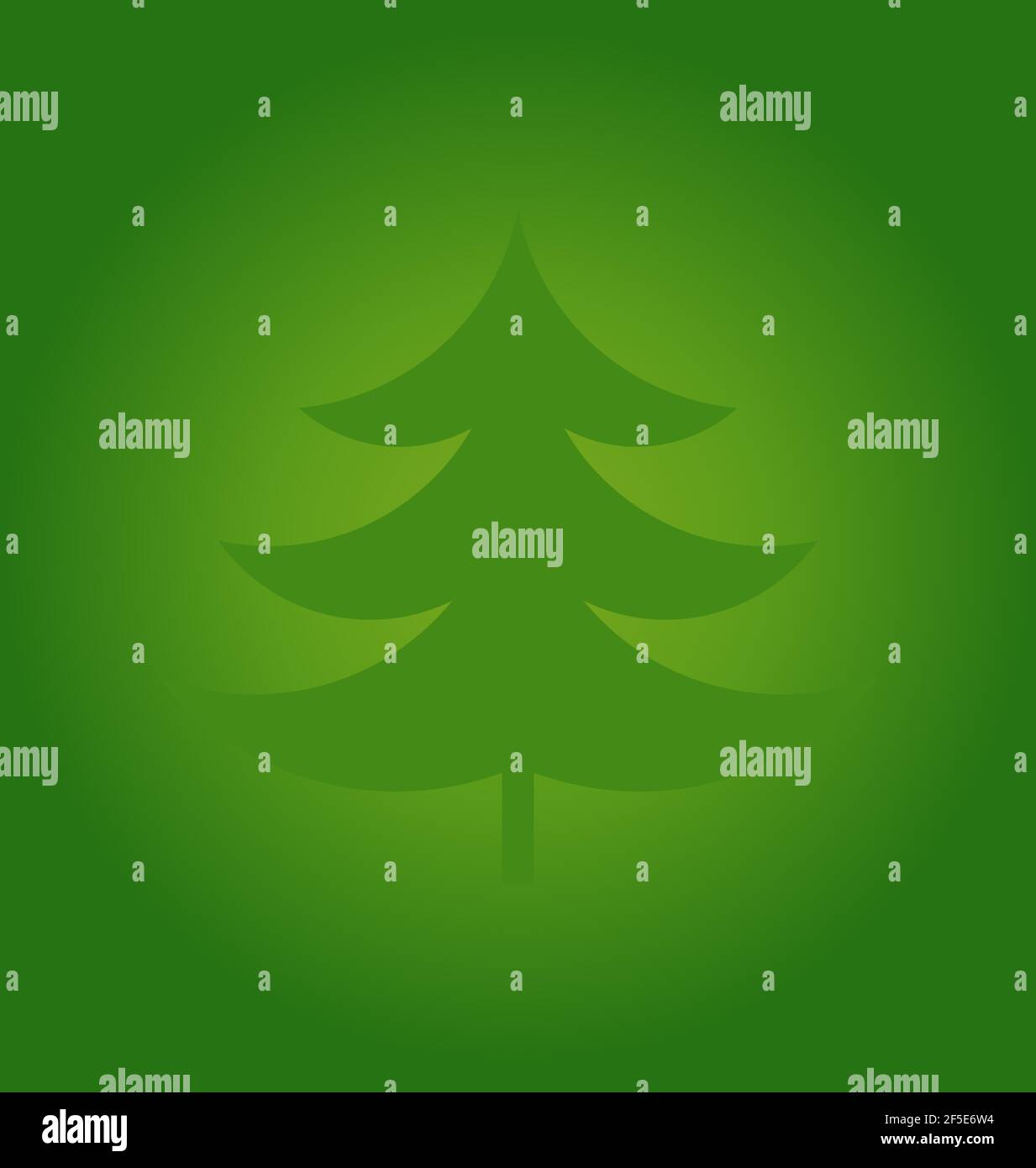 Christmas tree green background. Vector illustration Stock Vector Image ...
