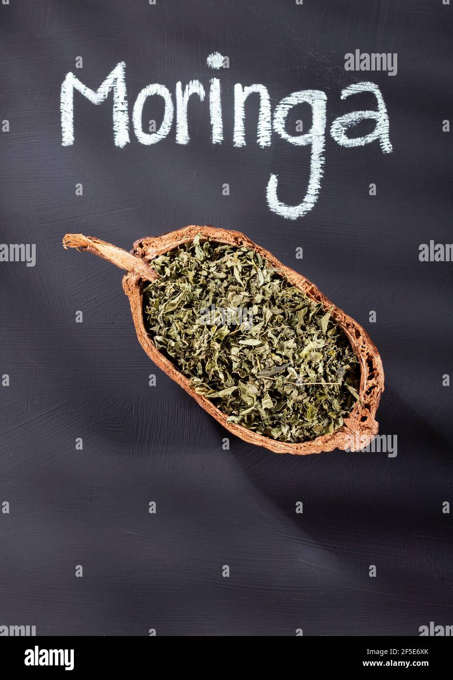 Dried Moringa Leaves - Moringa oleifera Stock Photo - Alamy