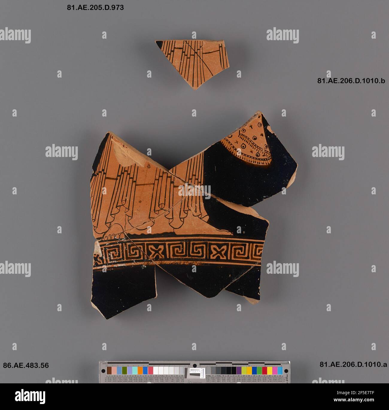 Attic Red-Figure Neck Amphora Fragment. Attributed to Berlin Painter ...