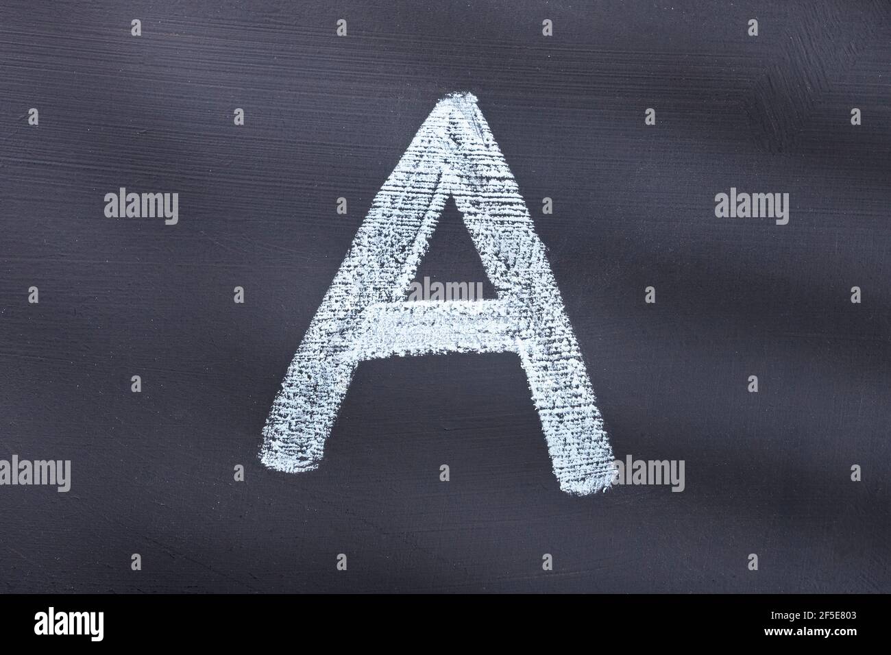 Letter A of the alphabet written with chalk Stock Photo - Alamy