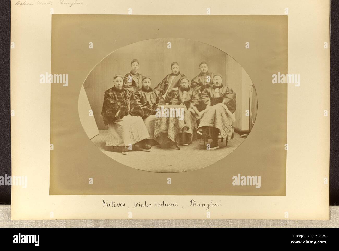 Natives, winter costume, Shanghai. Attributed to William Saunders ...
