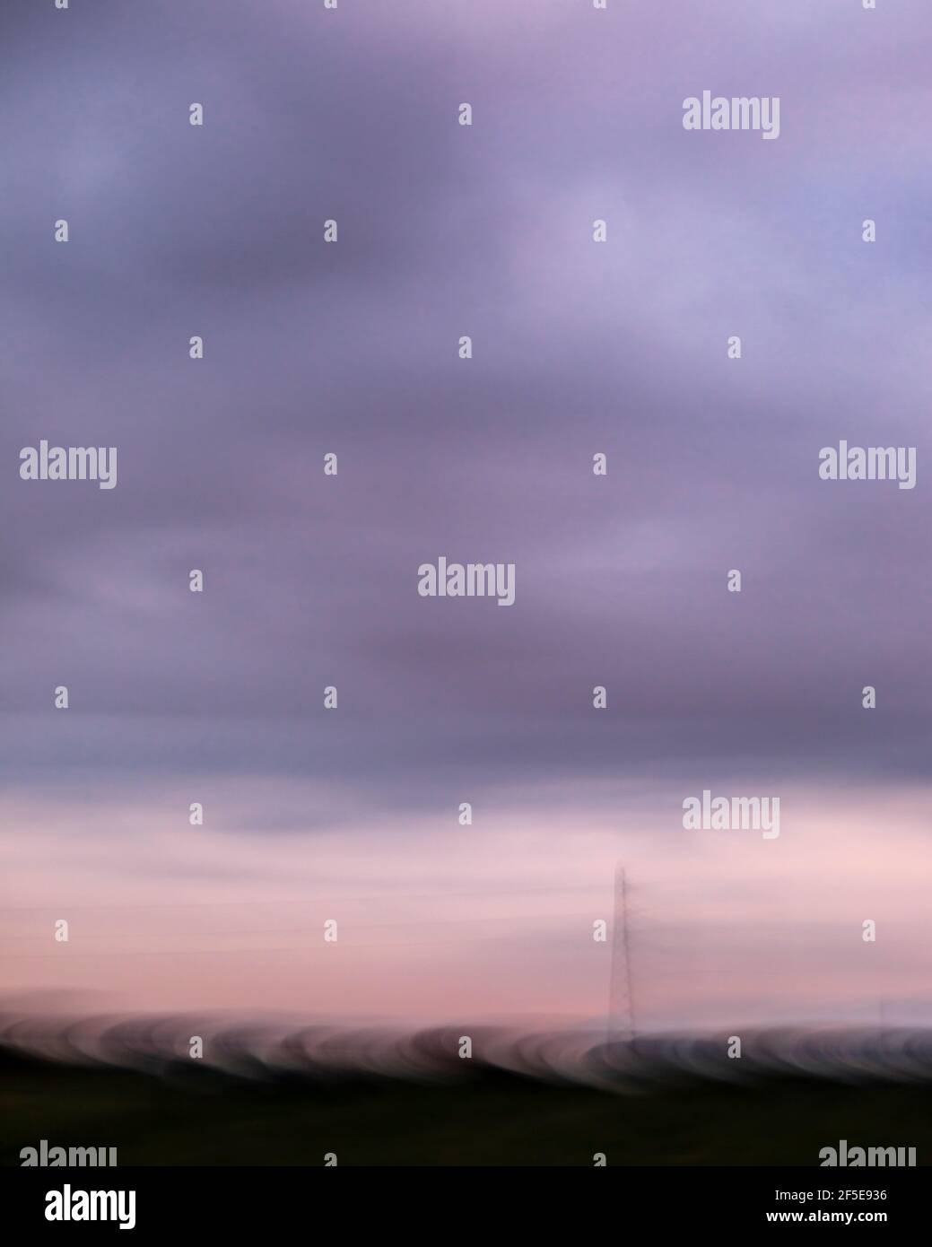 Motion blurred of urban landscape Stock Photo - Alamy