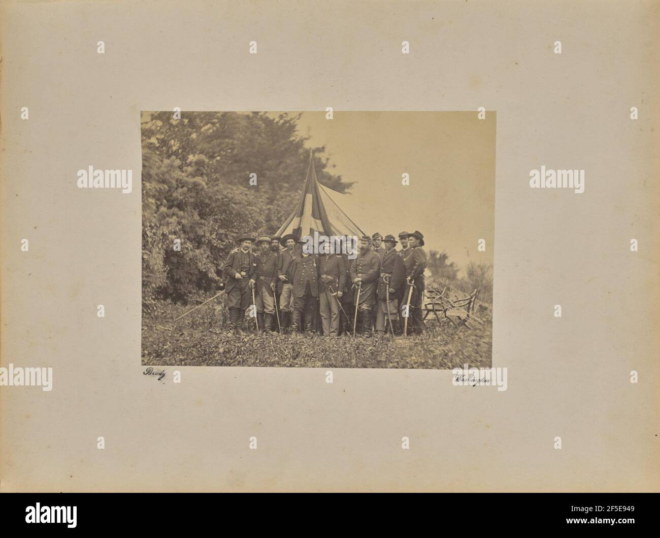 General Neil sic and Staff. Mathew B. Brady (American, about 1823 ...