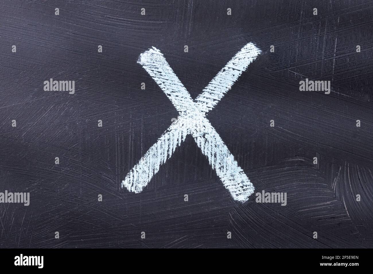 Letter X of the alphabet written with chalk Stock Photo - Alamy
