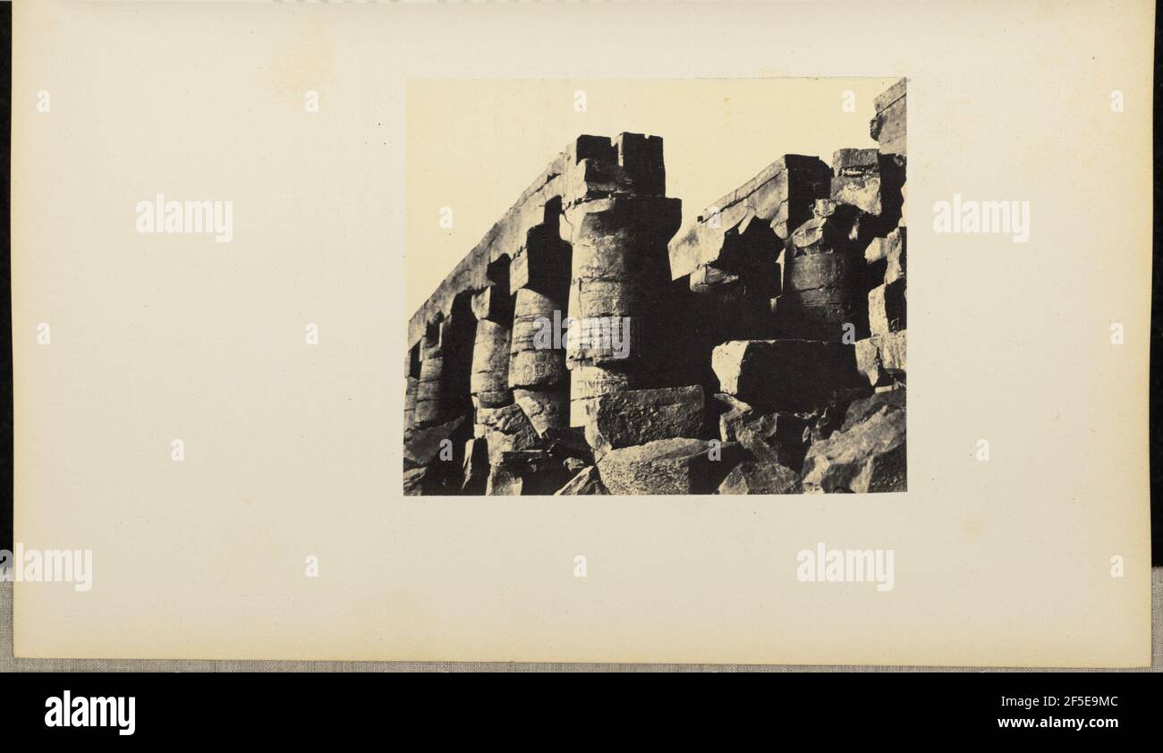 Row of large stone pillars Stock Photo - Alamy