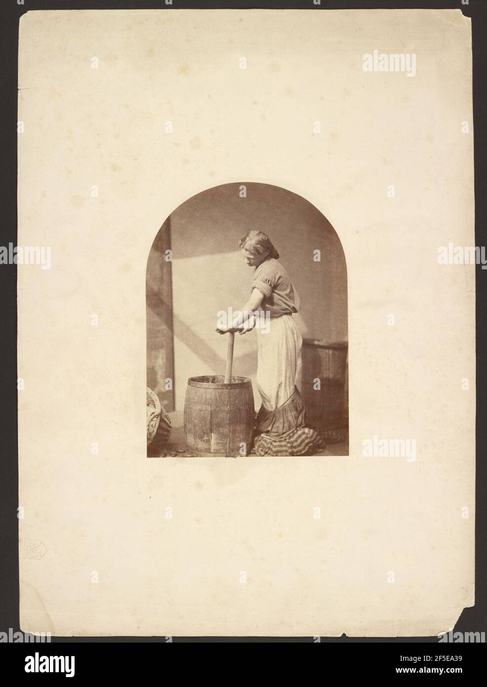 Young Woman Washing Clothes. Oscar Gustave Rejlander (British, born ...