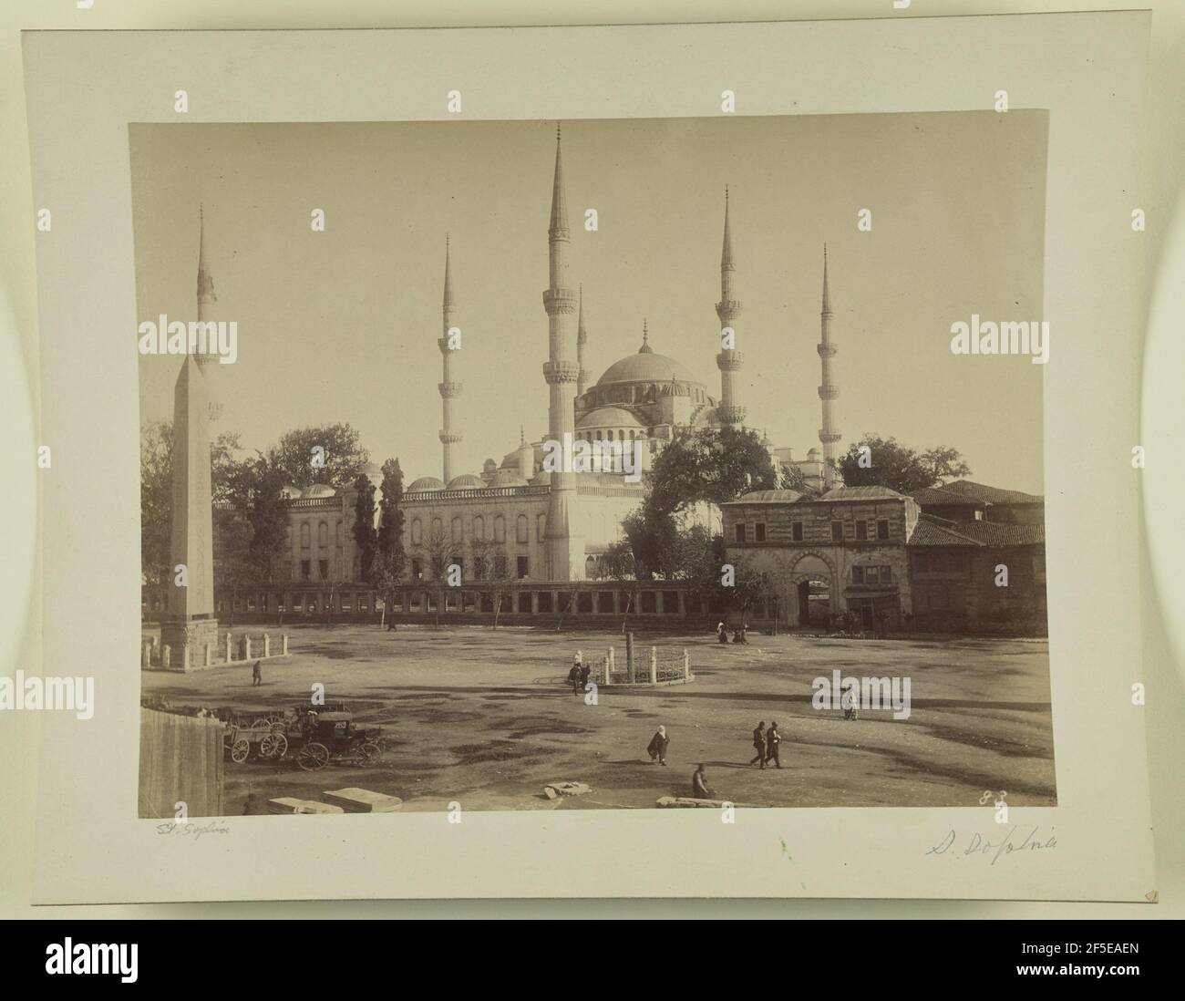 Blue Mosque, Istanbul. Unknown maker, Egyptian Stock Photo - Alamy
