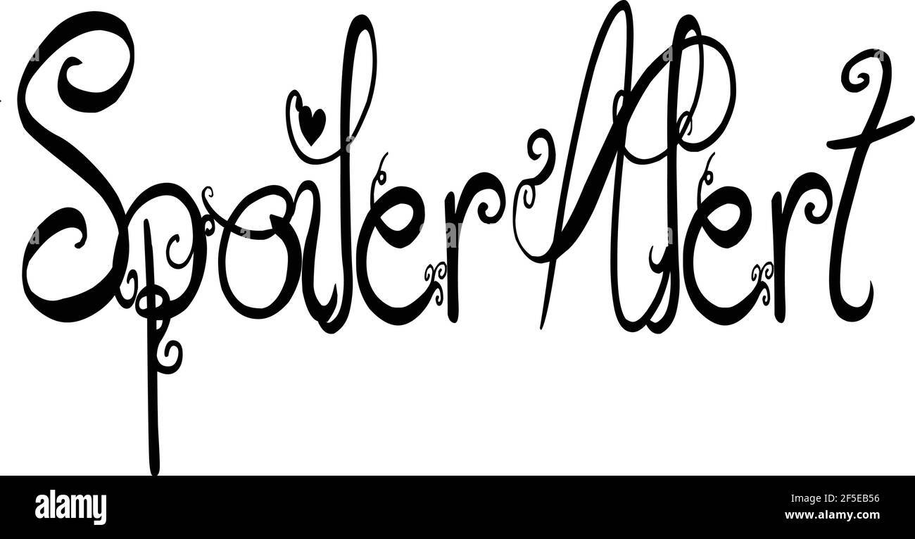 Spoiler alert Stock Vector Images - Alamy