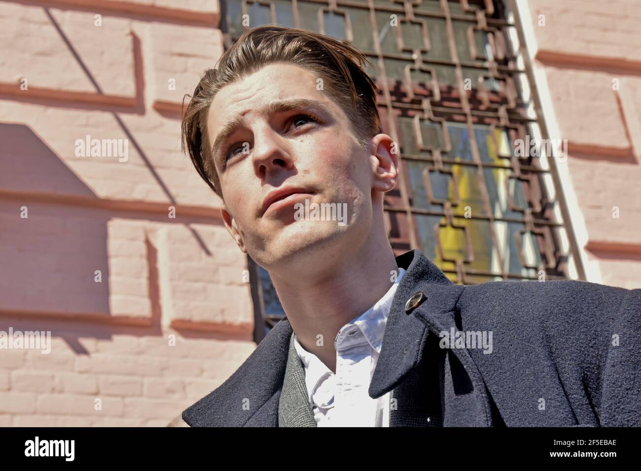 KYIV, UKRAINE - MARCH 26, 2021 - An activist and head of the Let's ...