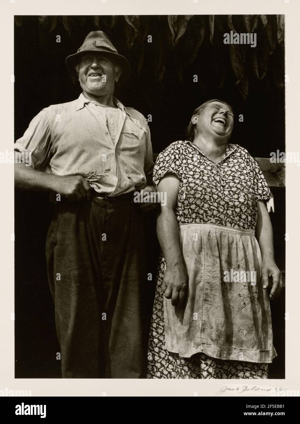 Mr. and Mrs. Andrew Lyman, Polish tobacco farmers and FSA Clients ...