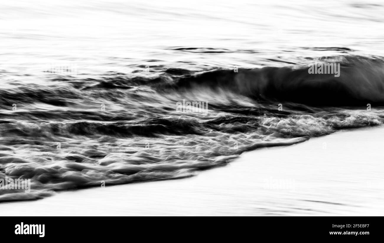 Sea background blur Black and White Stock Photos & Images - Alamy