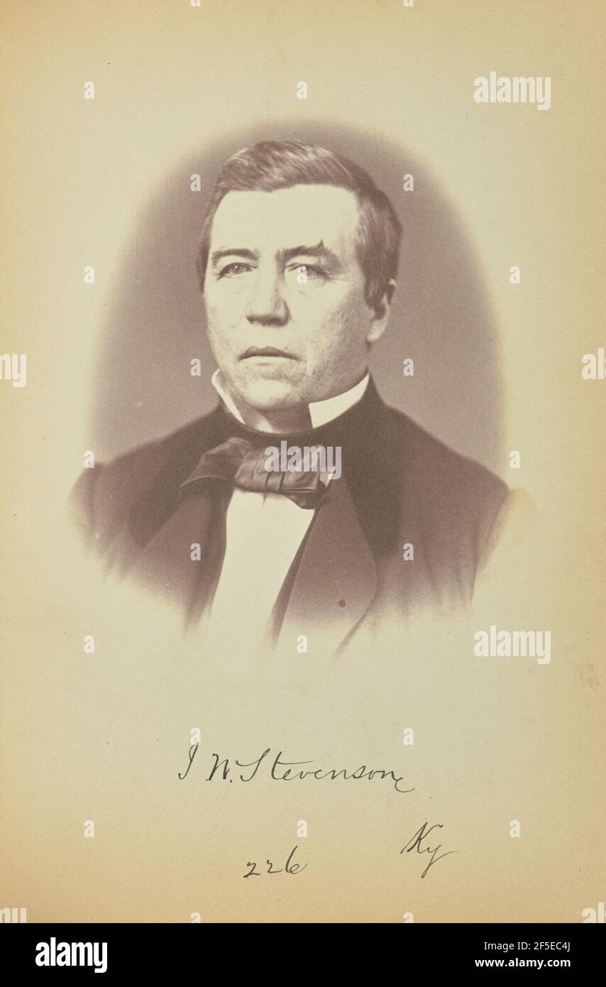 John W. Stevenson Stock Photo - Alamy