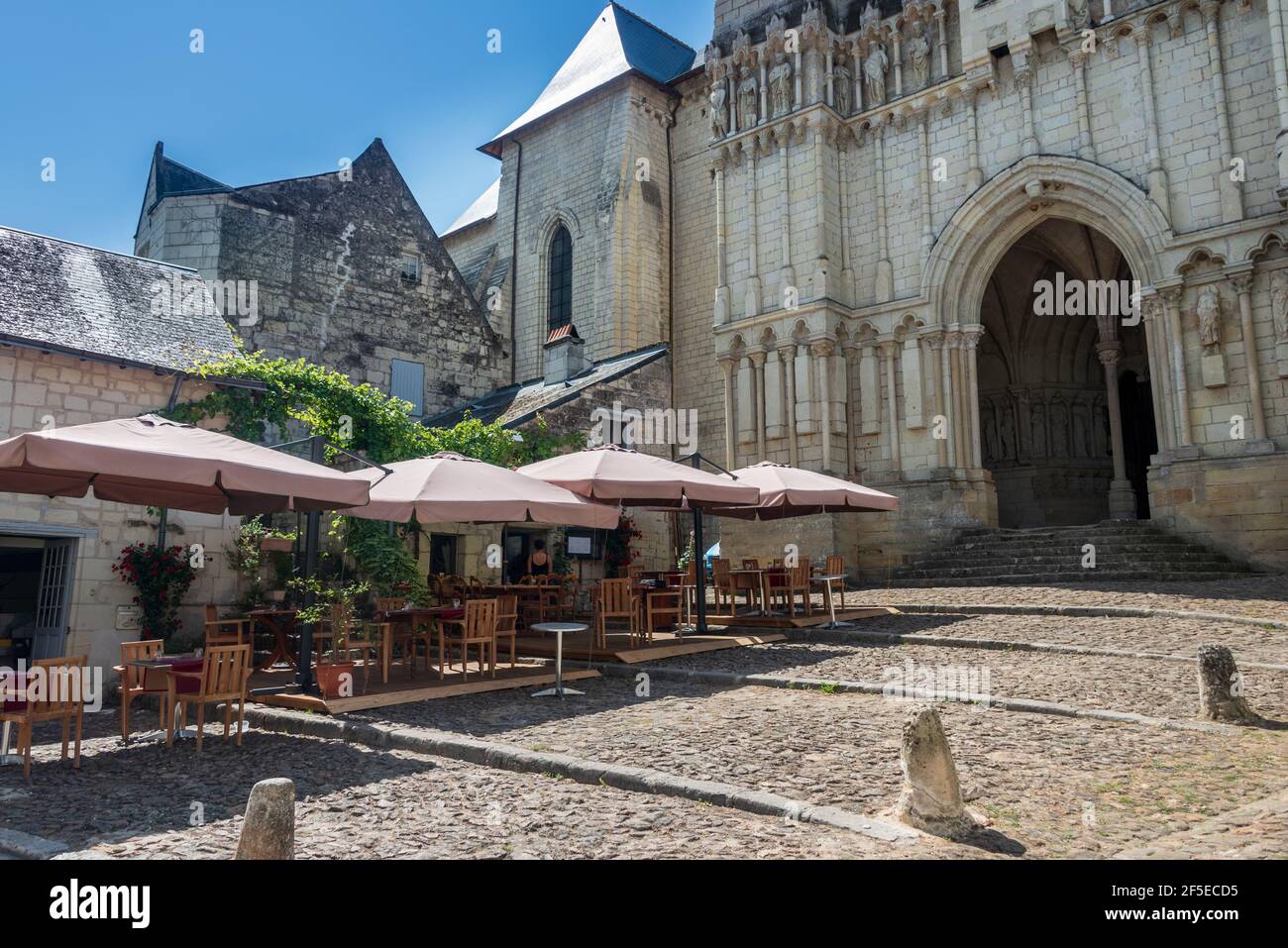 The beautiful village of Candes St Martin which sits at the confluence ...