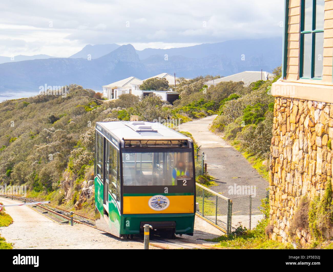 Cape Point - Cape Town, South Africa - 18-03-2021 Vibrant green and ...
