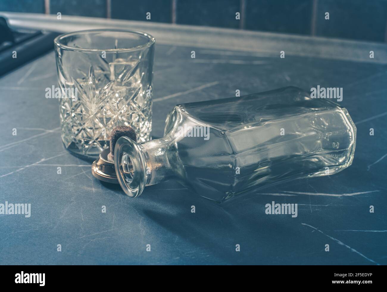 alcoholic drink, whiskey on a stone dark background Stock Photo - Alamy