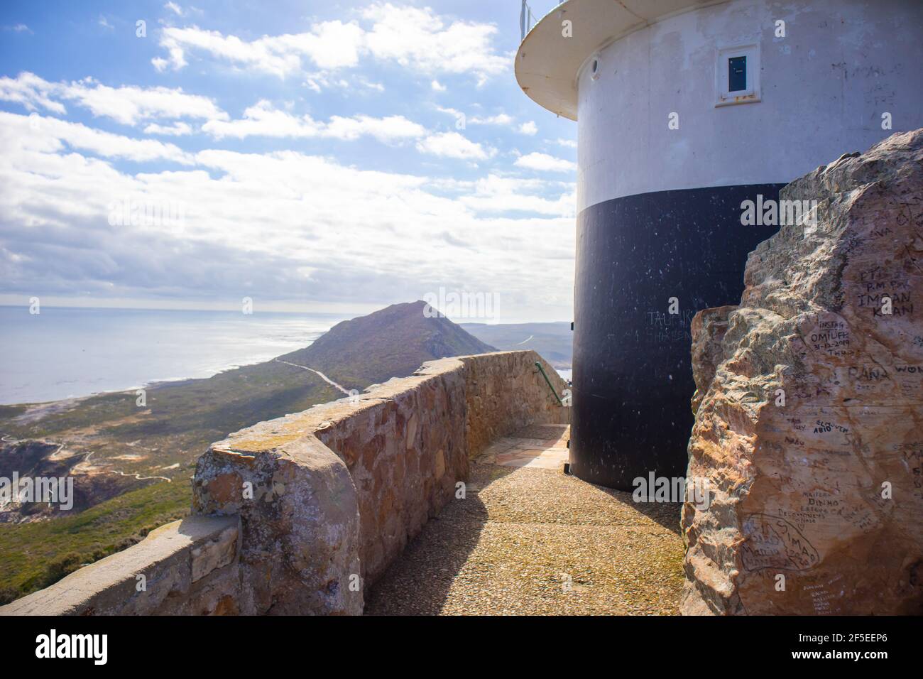 Cape Point - Cape Town, South Africa - 18-03-2021 Side view of The Cape ...