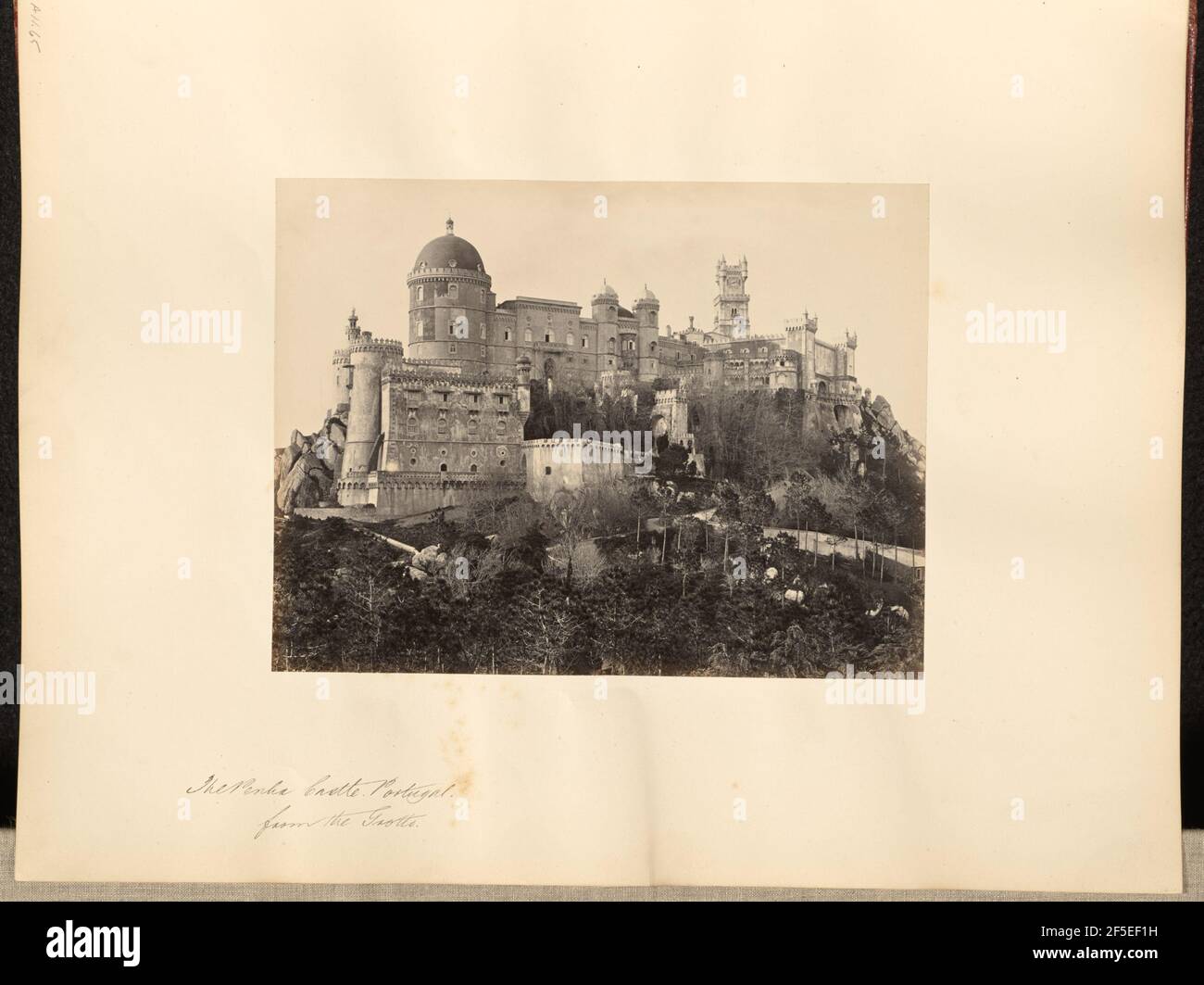The Penha Castle, Portugal, from the Grotto. Francis Frith (English ...