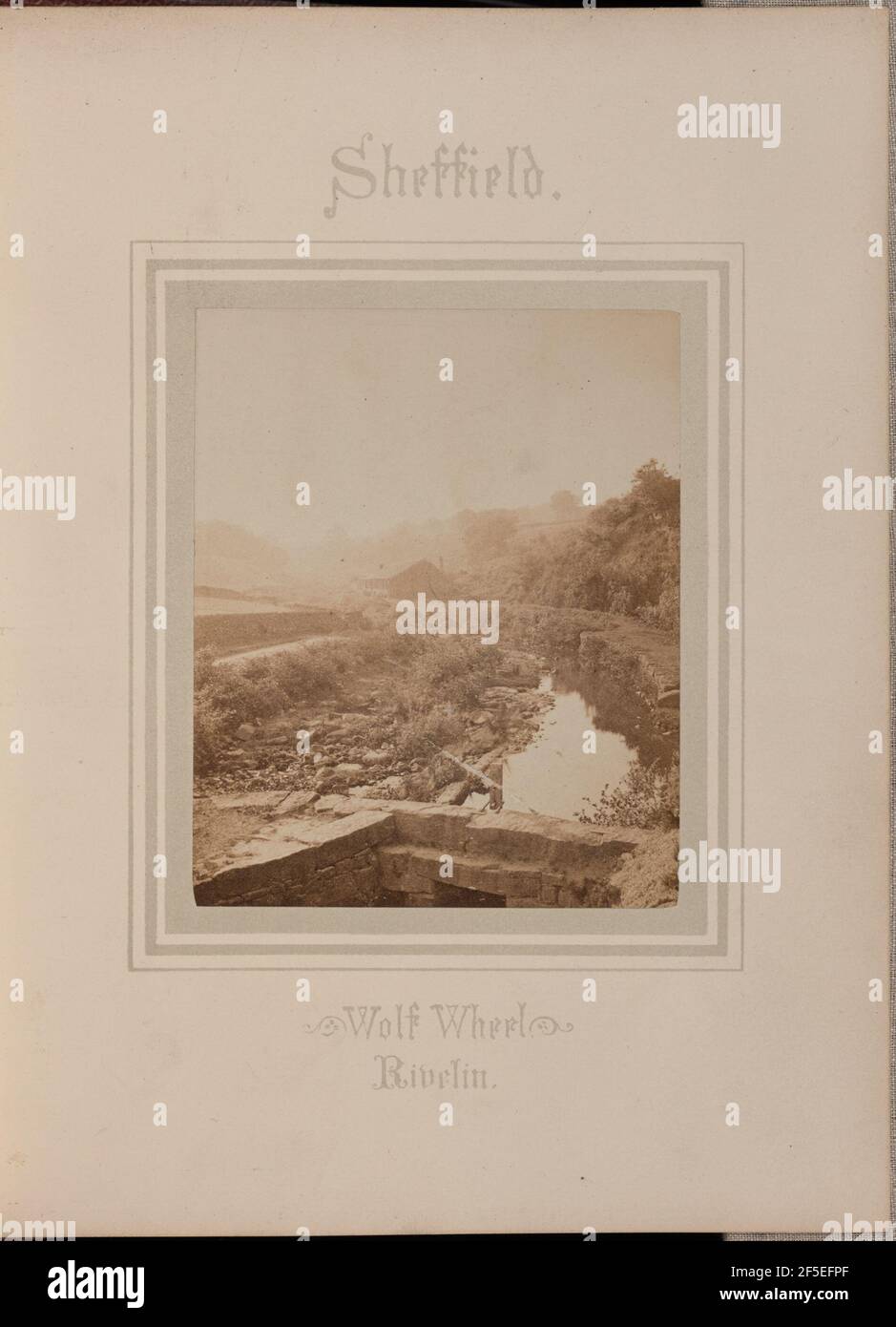 Wolf Wheel, Rivelin. Theophilus Smith (British, active 1860s Stock ...